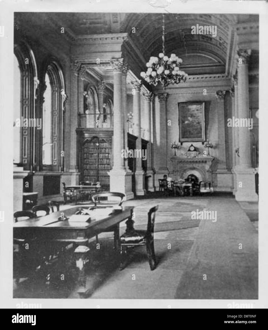 A photograph of the Main Reading Room of the Great Library at Osgoode ...