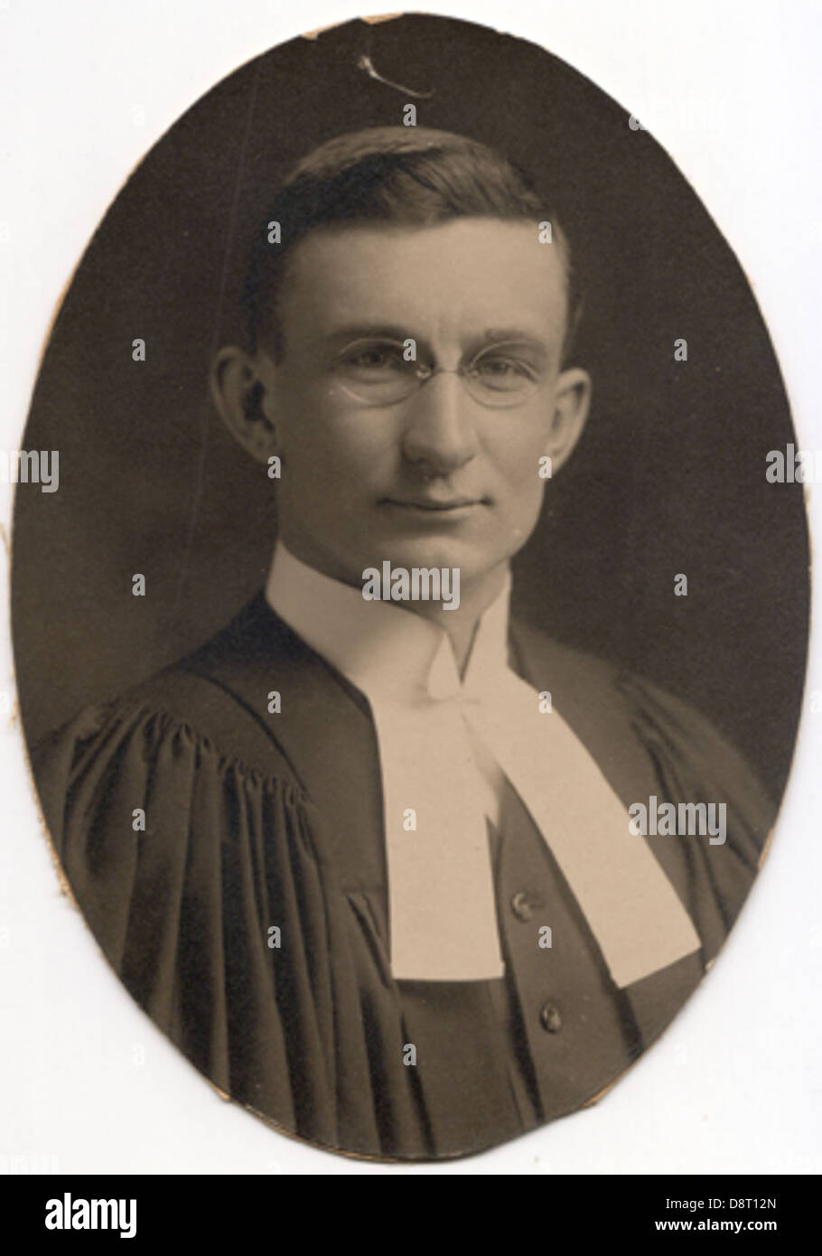 A portrait photograph of E.C. Awrey, a distinguished lawyer associated ...