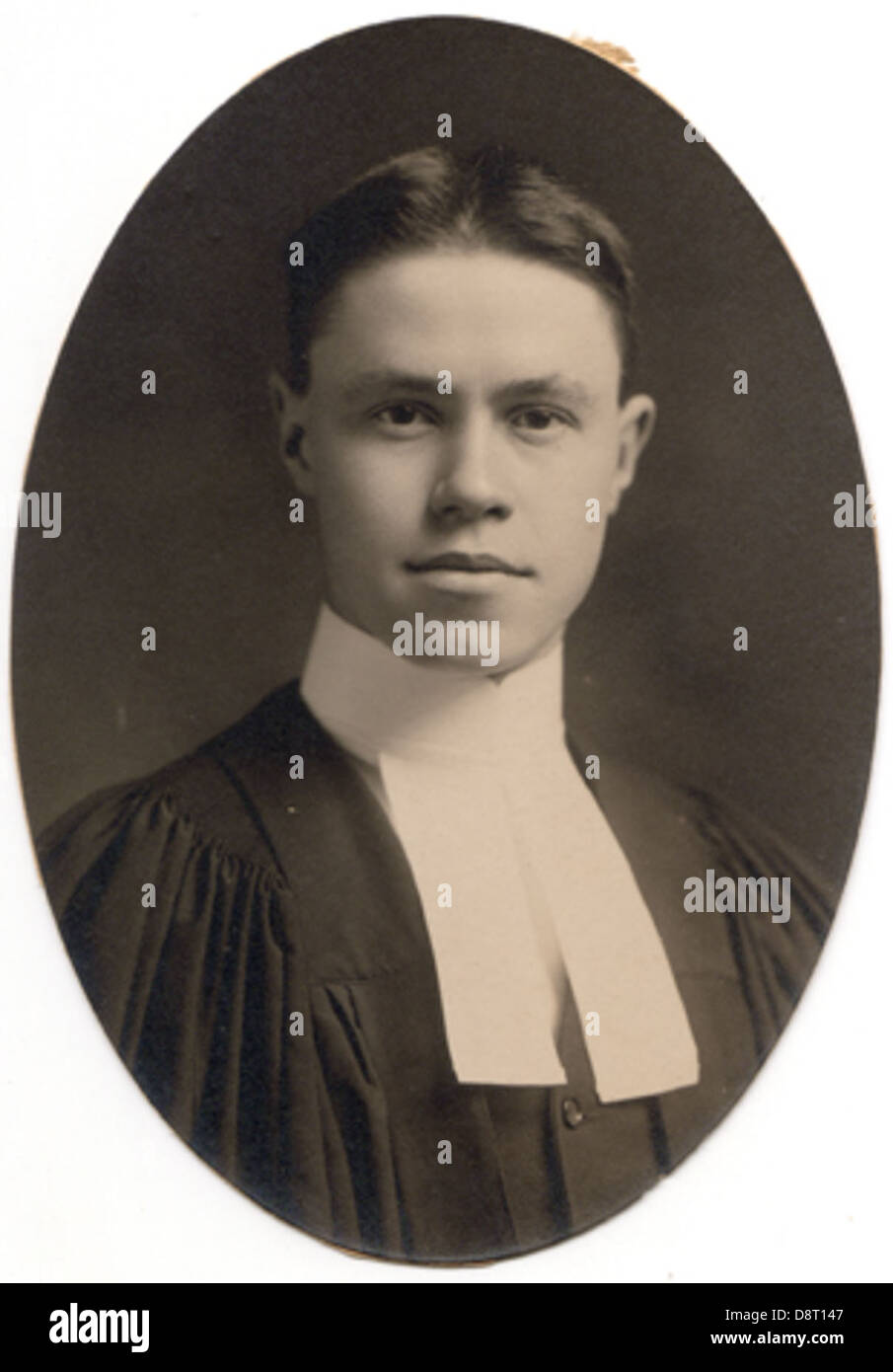 A historic photograph of V.H. Hattin, a law professional, at Osgoode ...