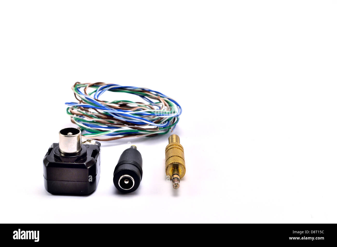 electro details horizontally on a white background Stock Photo - Alamy