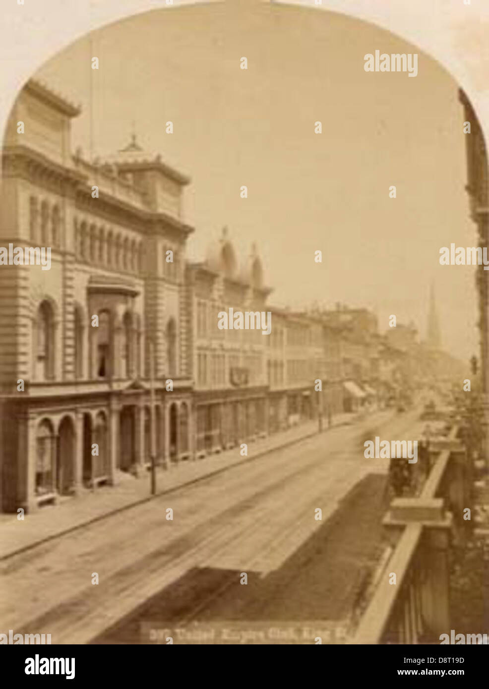 This image shows the United Empire Club on King Street in Toronto ...