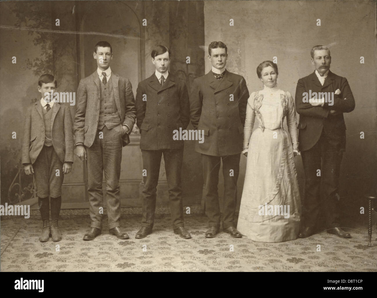 This photograph from Toronto shows the Howland family, notable figures ...
