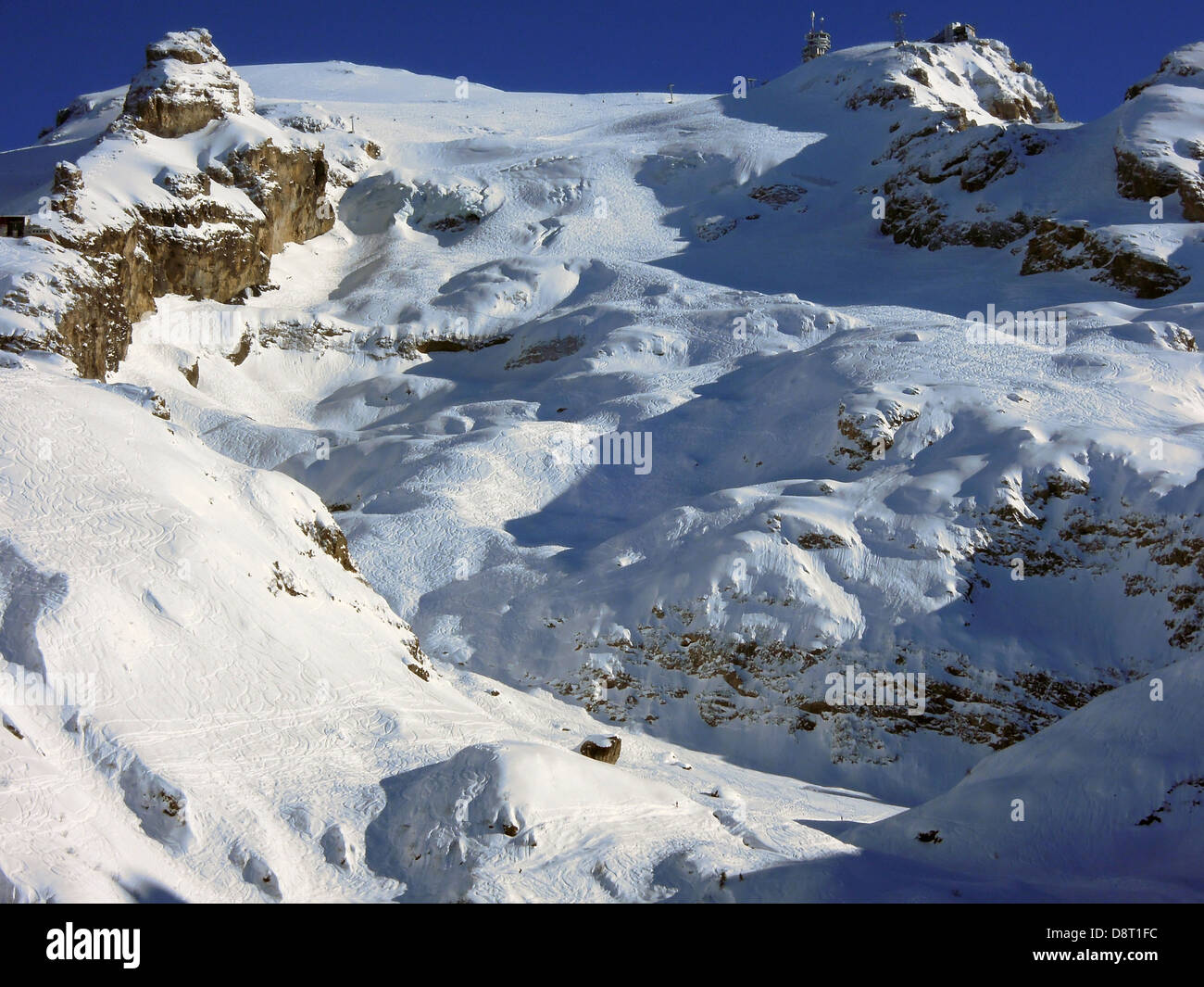 mount Titlis over Engelberg on the Swiss alps Stock Photo - Alamy
