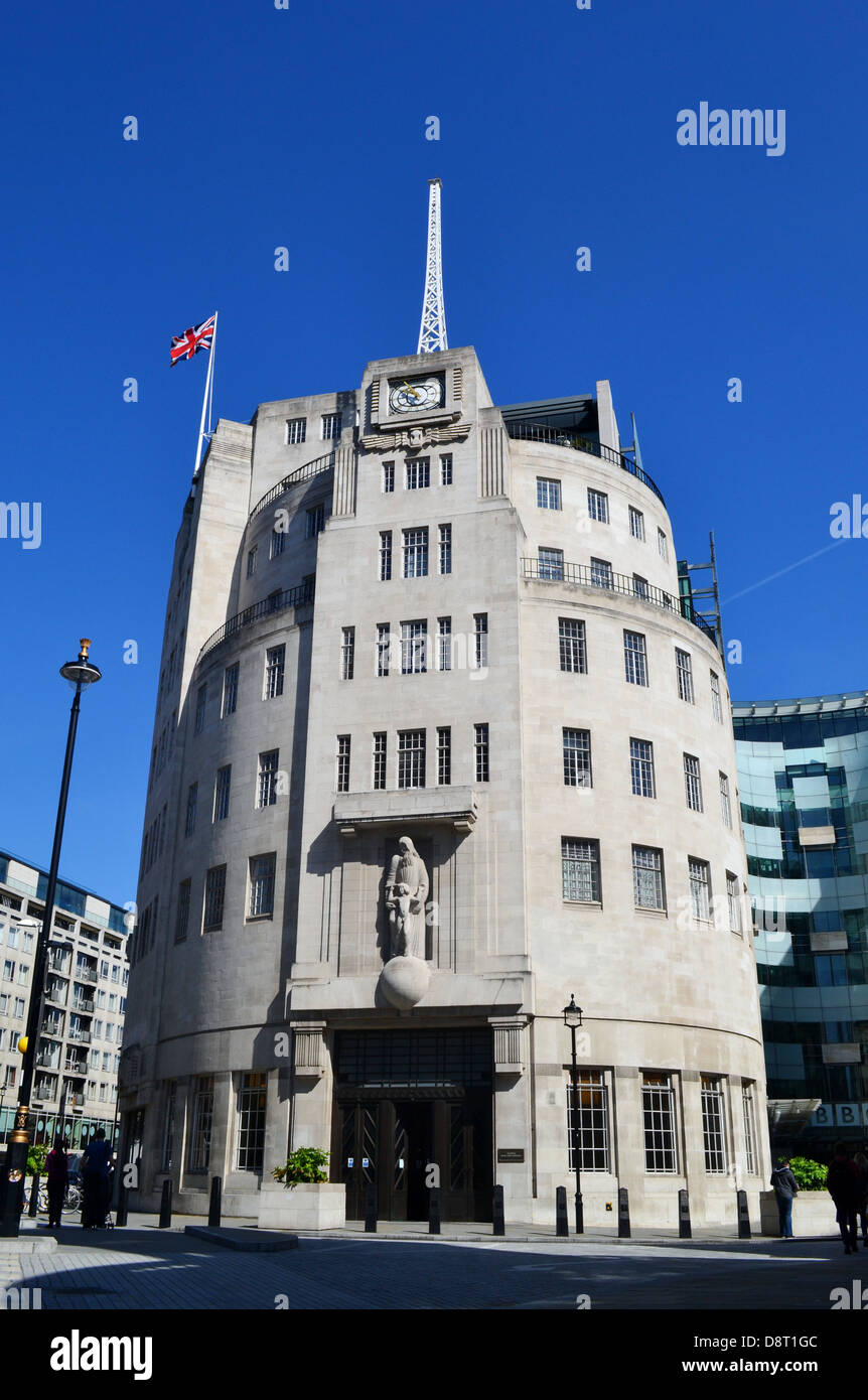 BBC Broadcasting House, Portland Place, London Stock Photo - Alamy