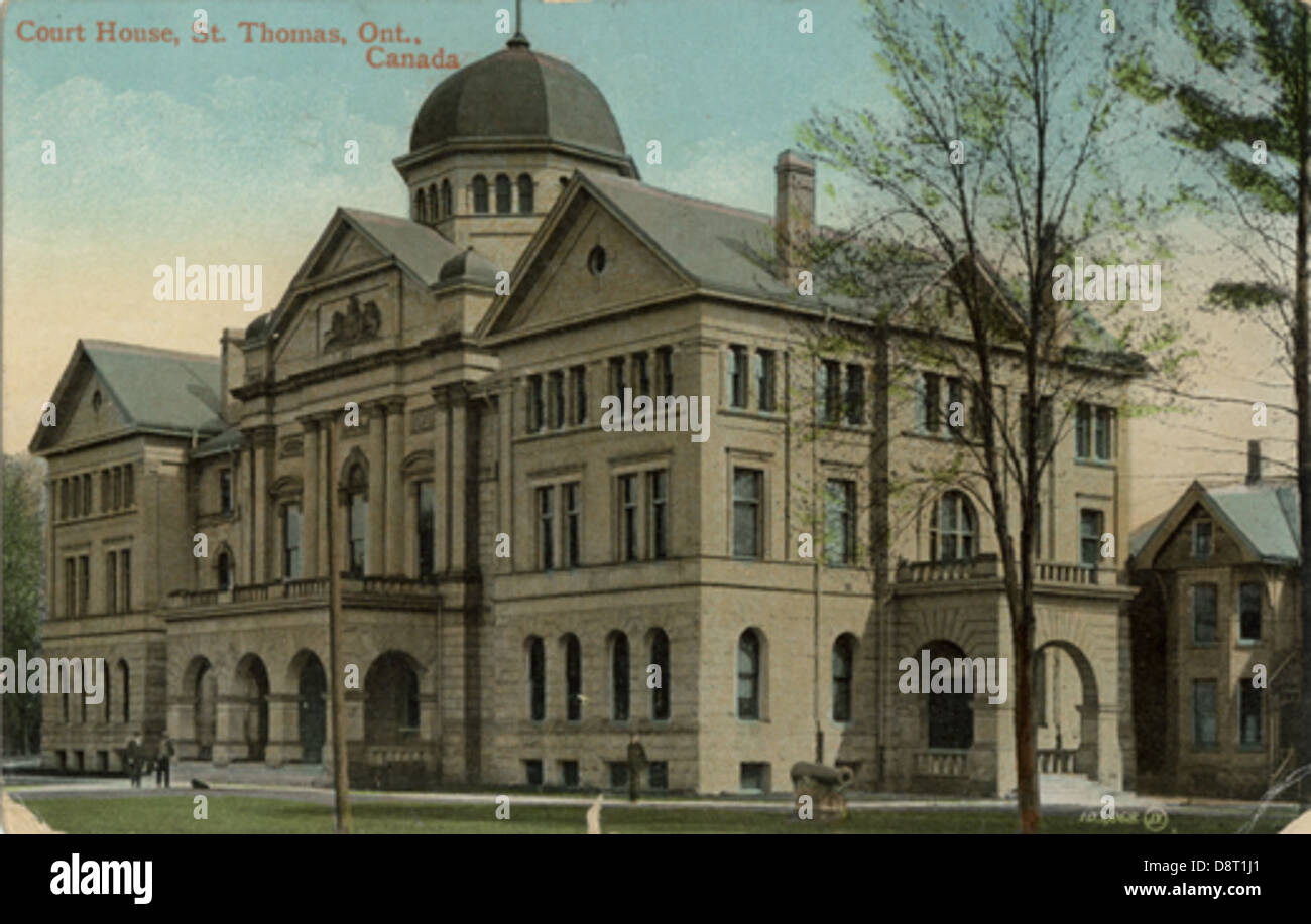 The St. Thomas courthouse, located in Ontario, Canada, is an important ...