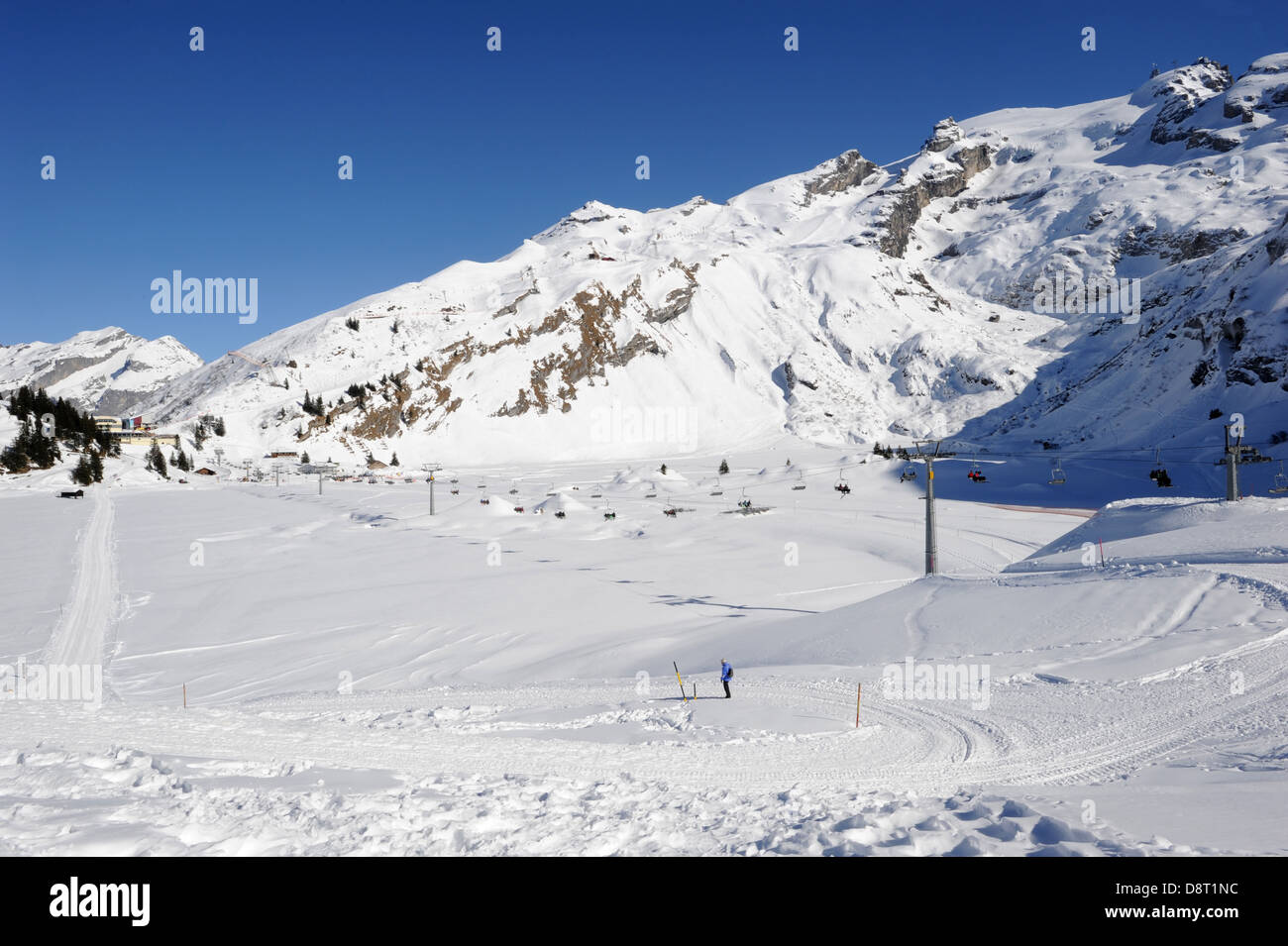Winter landscape at Engelberg on the Swiss alps Stock Photo - Alamy