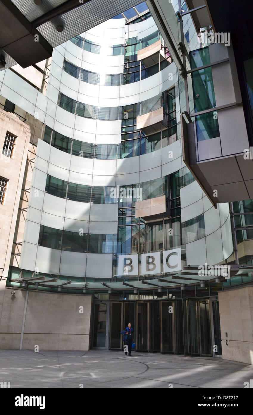BBC New Broadcasting House, Portland Place, London, UK Stock Photo - Alamy