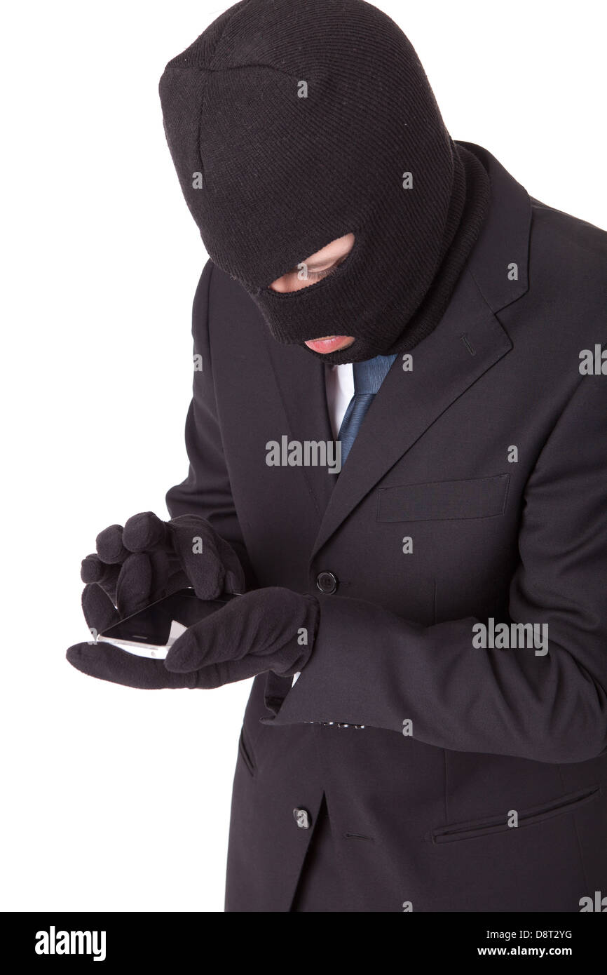 Disguised computer hacker hi-res stock photography and images - Alamy