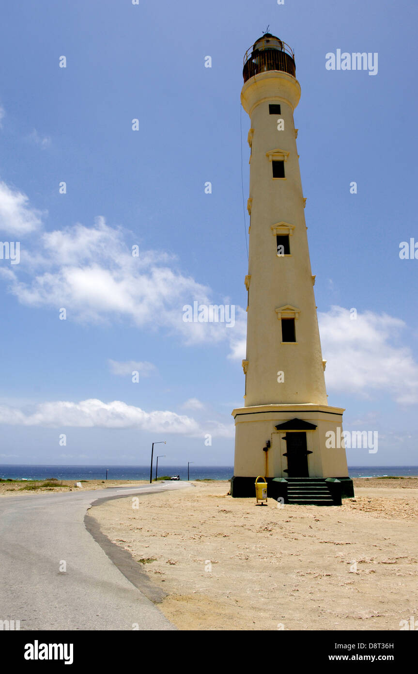 Californian lighthouse at Westpoint, Aruba Stock Photo - Alamy