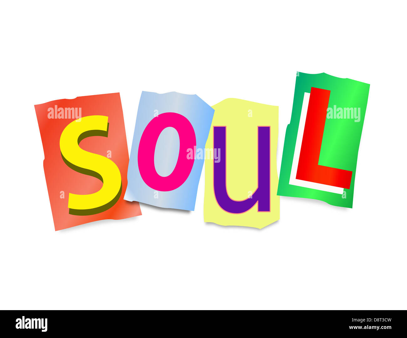 Word soul Cut Out Stock Images & Pictures - Alamy