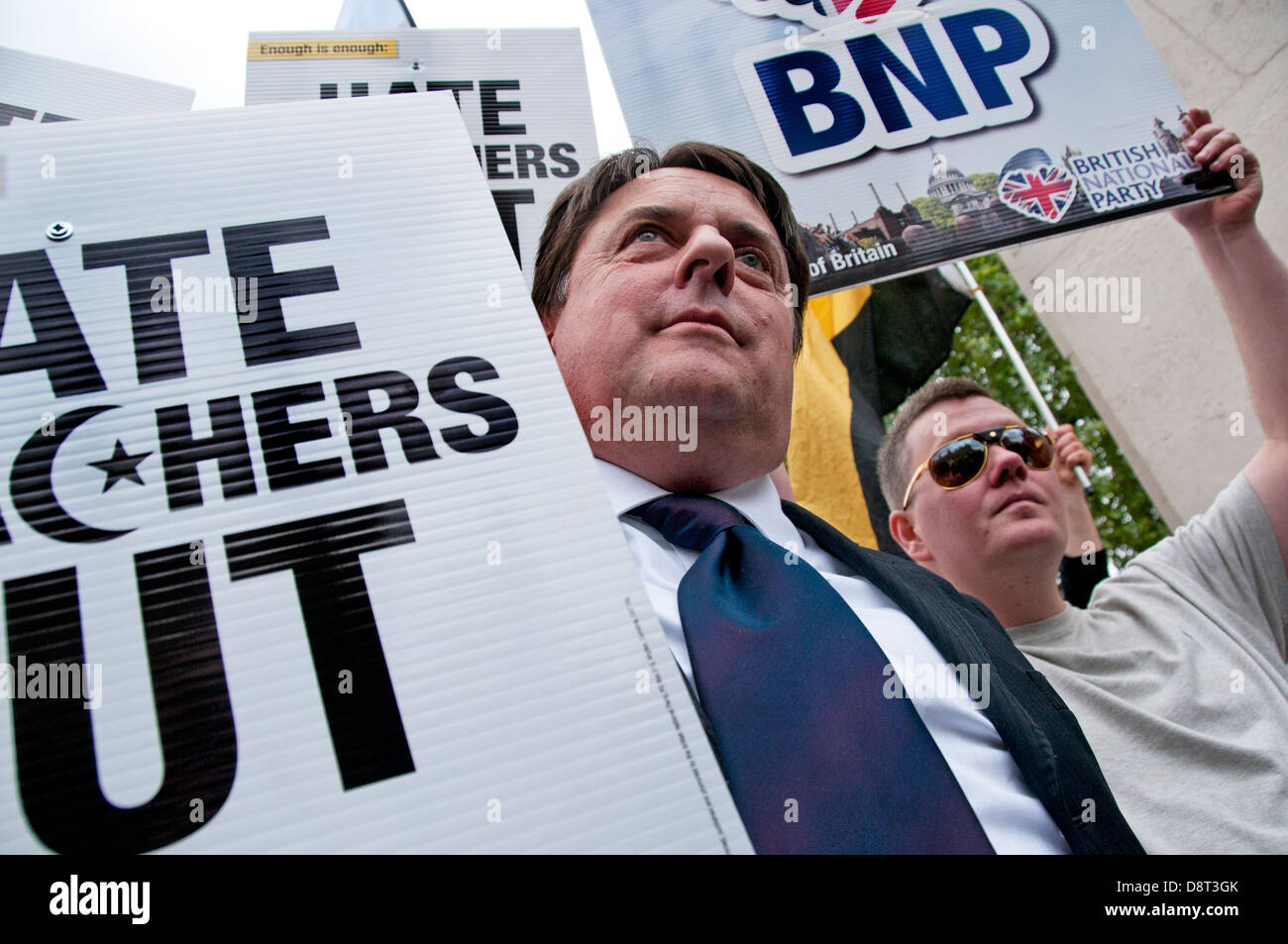 Nick Griffin leader of far right islamophobic BNP British National ...