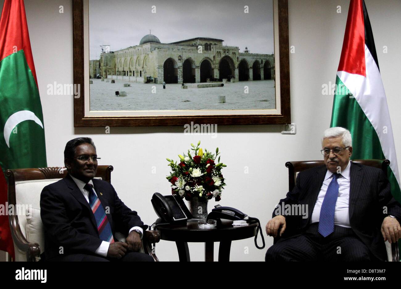 Ramallah, West Bank, Palestinian Territory. 4th June, 2013. Palestinian ...
