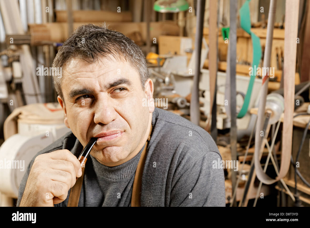 Pipe Smoking Man Looking High Resolution Stock Photography and Images ...