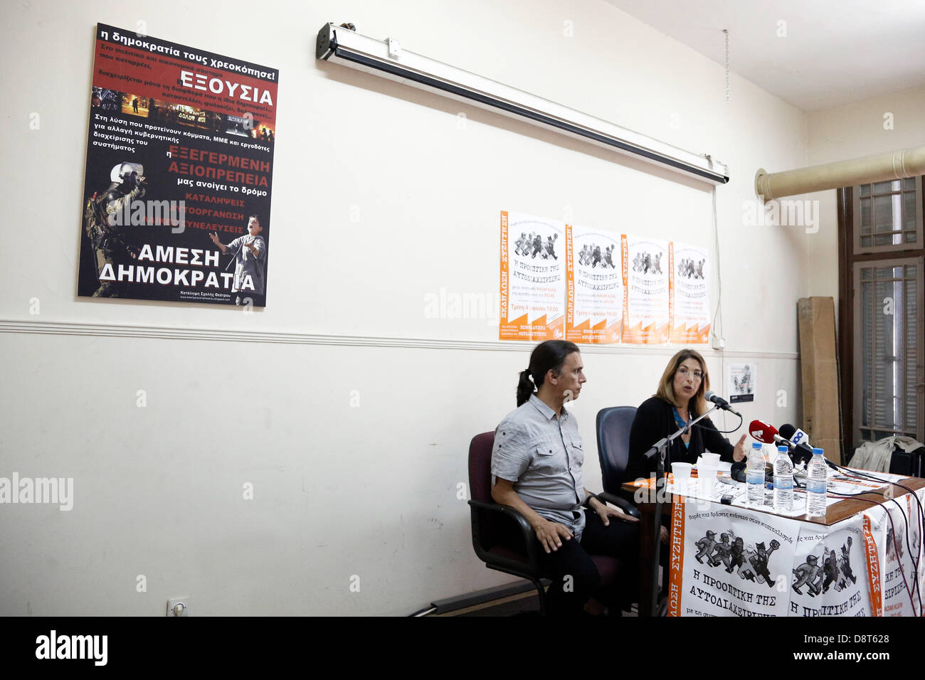 Thessaloniki, Greece. 4th June 2013. Press Conference of Canadian ...
