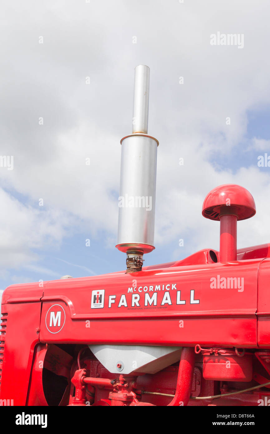 Close up of exhaust and upper engine compartment of International ...
