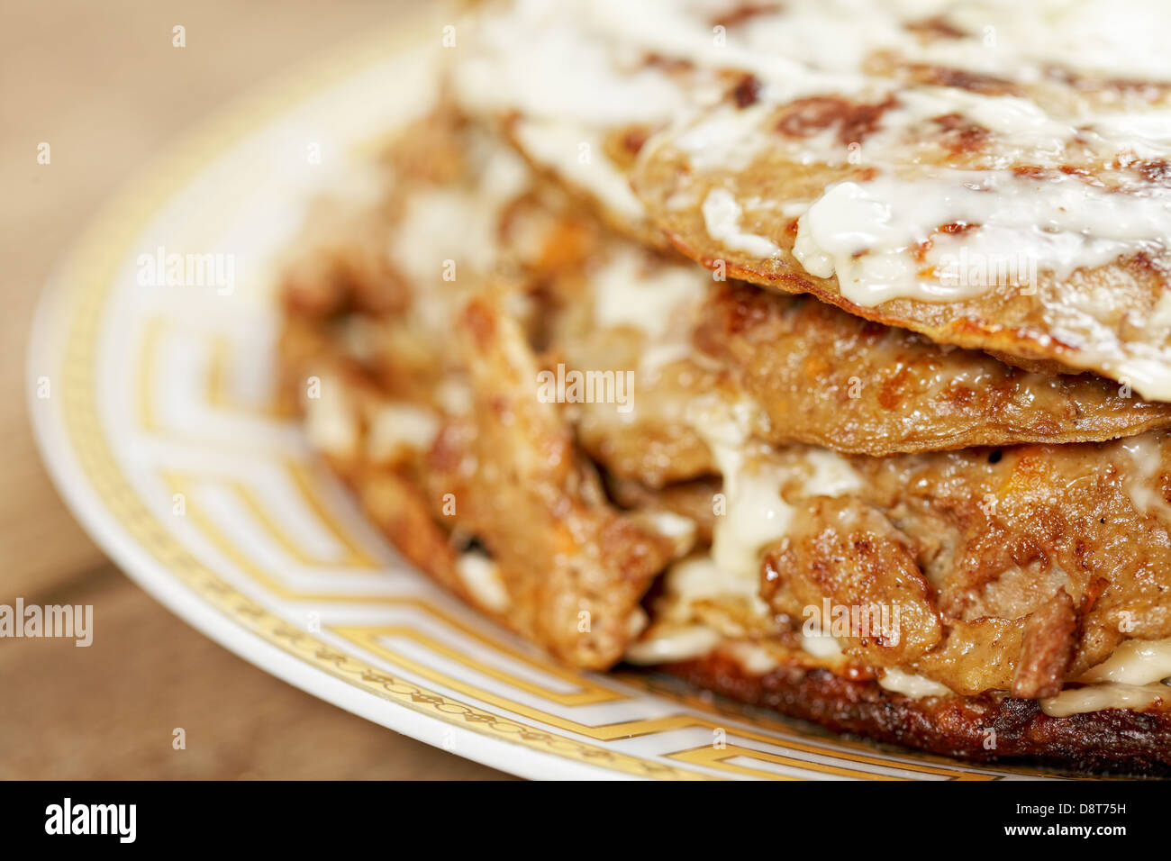 Liver pie closeup Stock Photo - Alamy