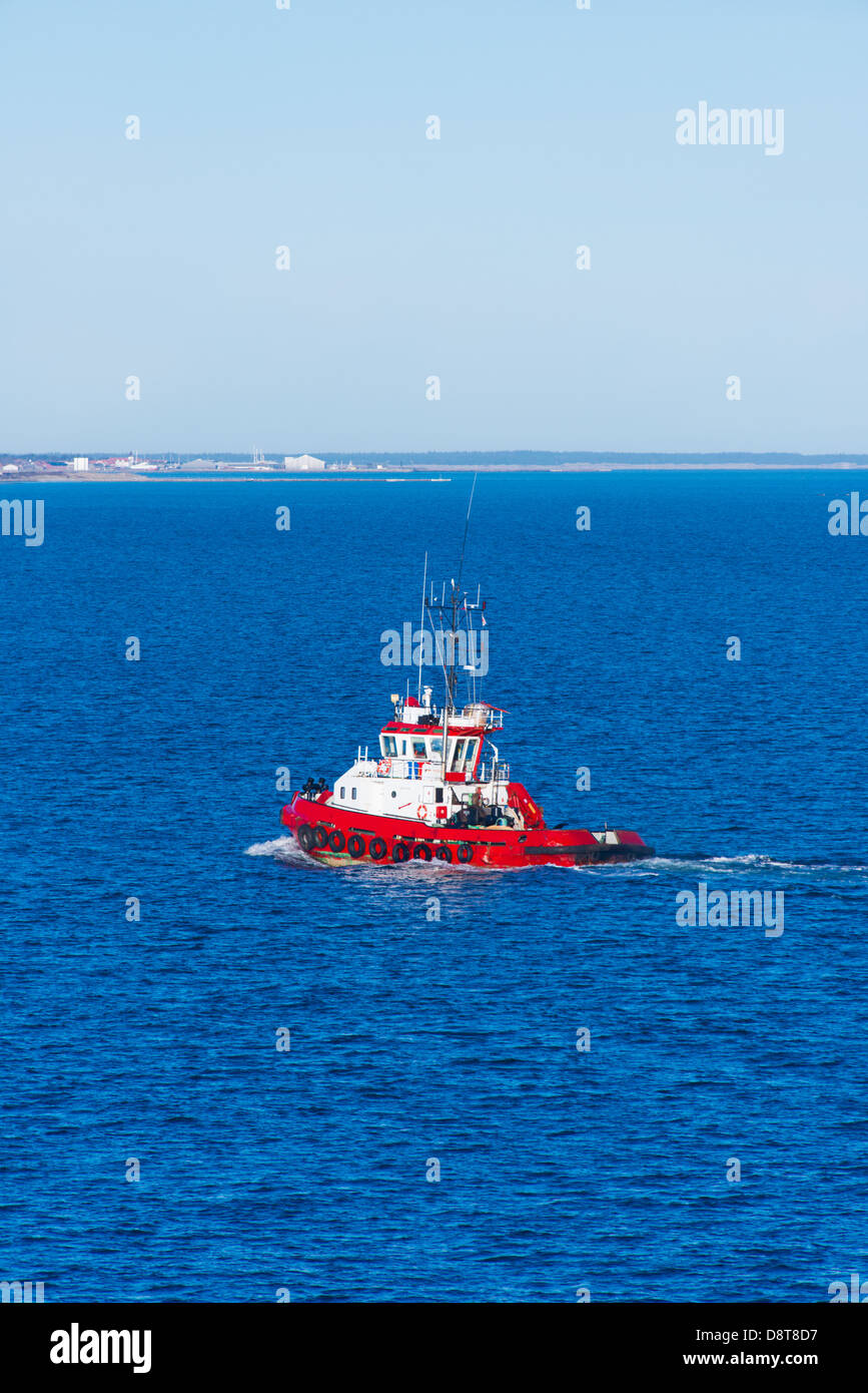 Blue tugboat hi-res stock photography and images - Alamy
