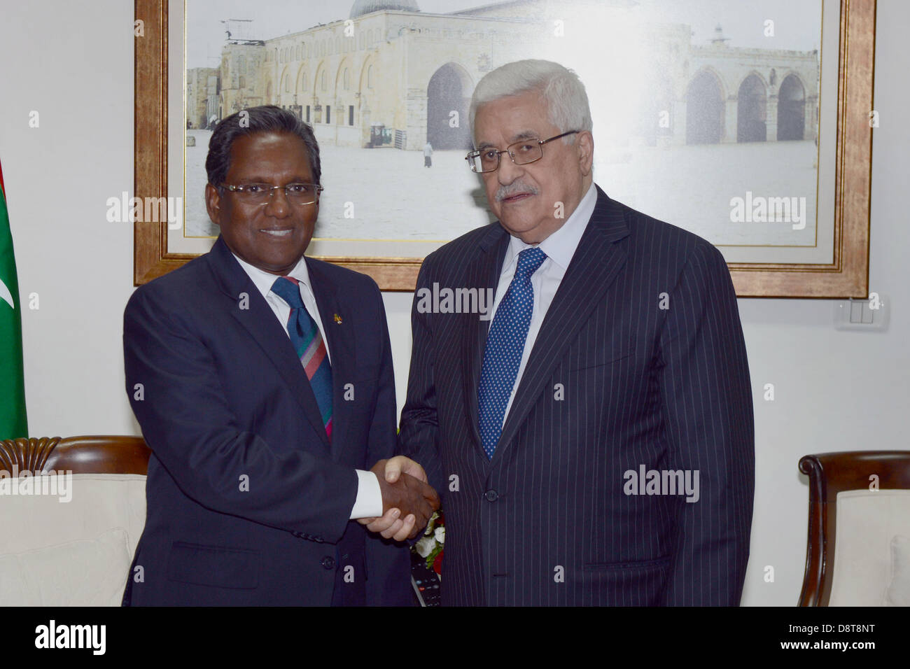 Ramallah, West Bank, Palestinian Territory. 4th June 2013. Palestinian ...