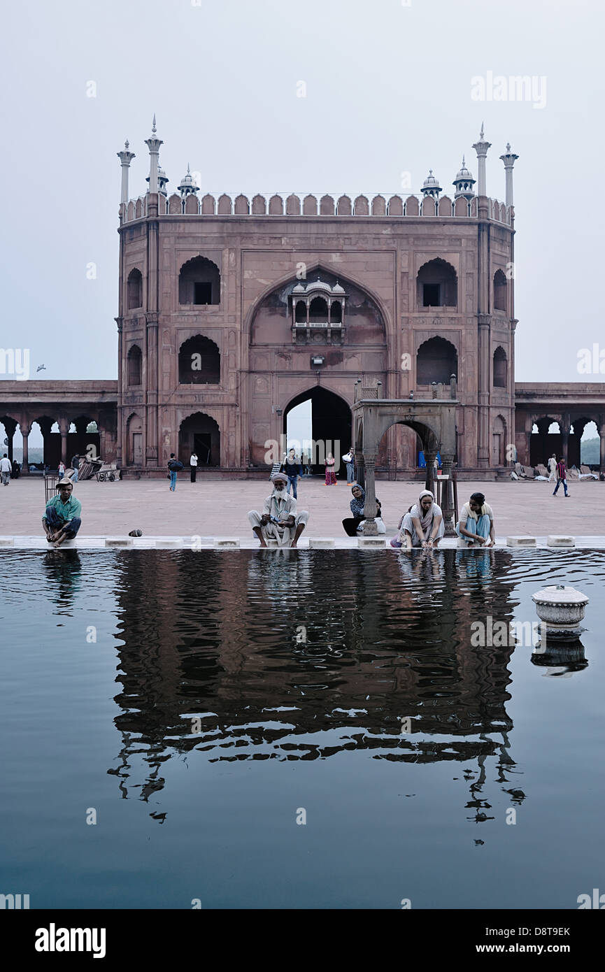 Entrance gate jama masjid delhi hi-res stock photography and images - Alamy