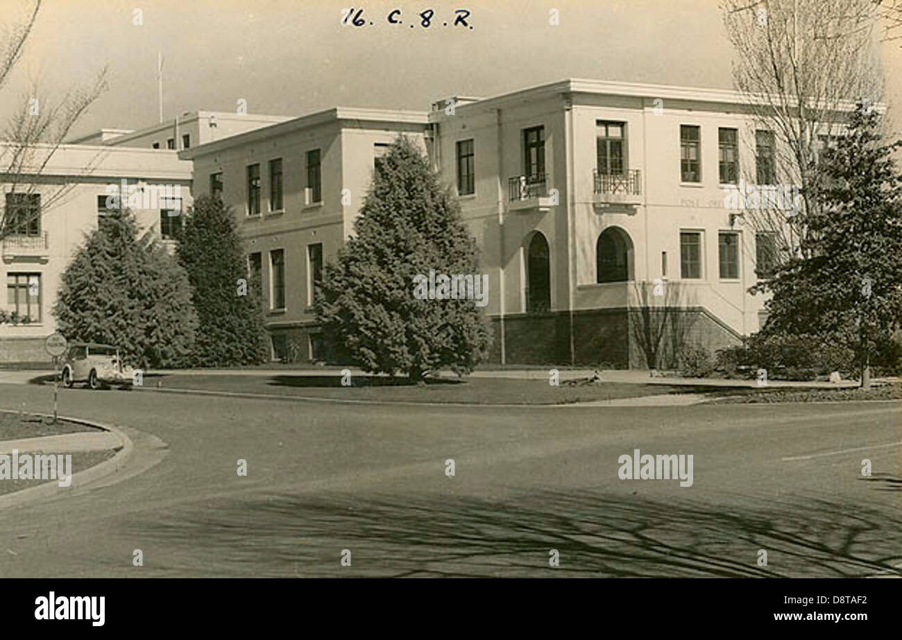 This black and white photograph shows the General Post Office in ...