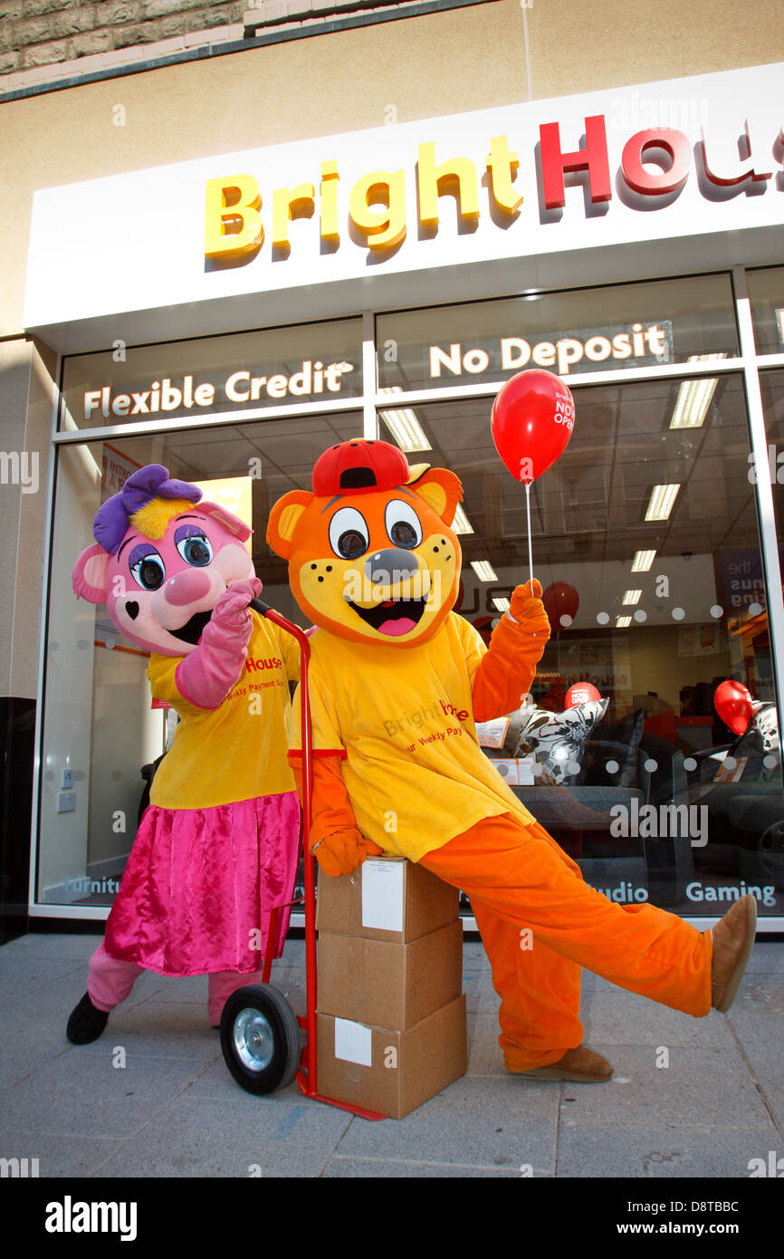 A bright house store, which offers weekly payment finance for household ...