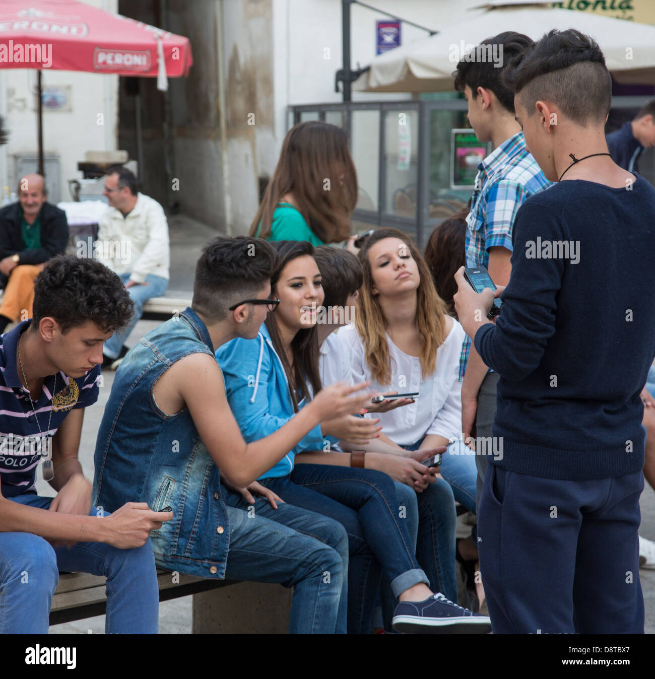 Italian teens hi-res stock photography and images - Alamy