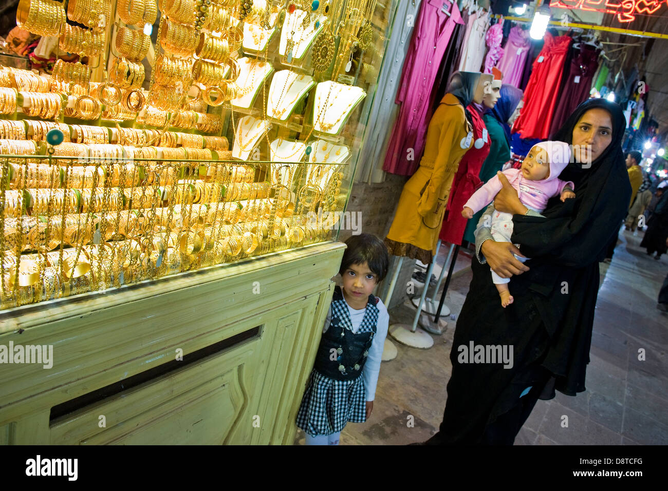 Iran, Kerman, old bazaar, jewellery Stock Photo - Alamy