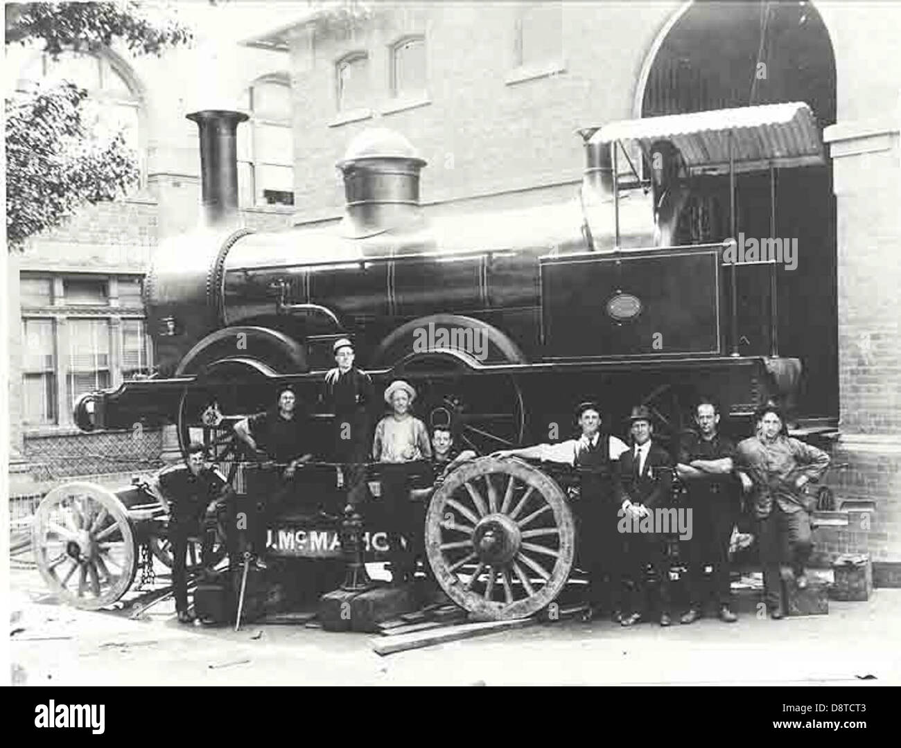 This black-and-white photograph from the State Records NSW archives ...