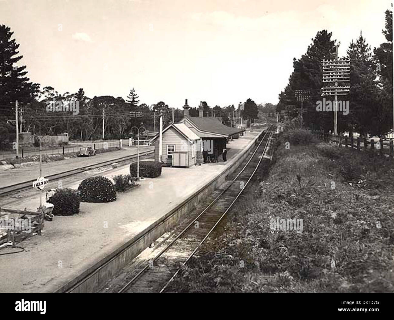 Railway Station - Medlow Bath Stock Photo - Alamy