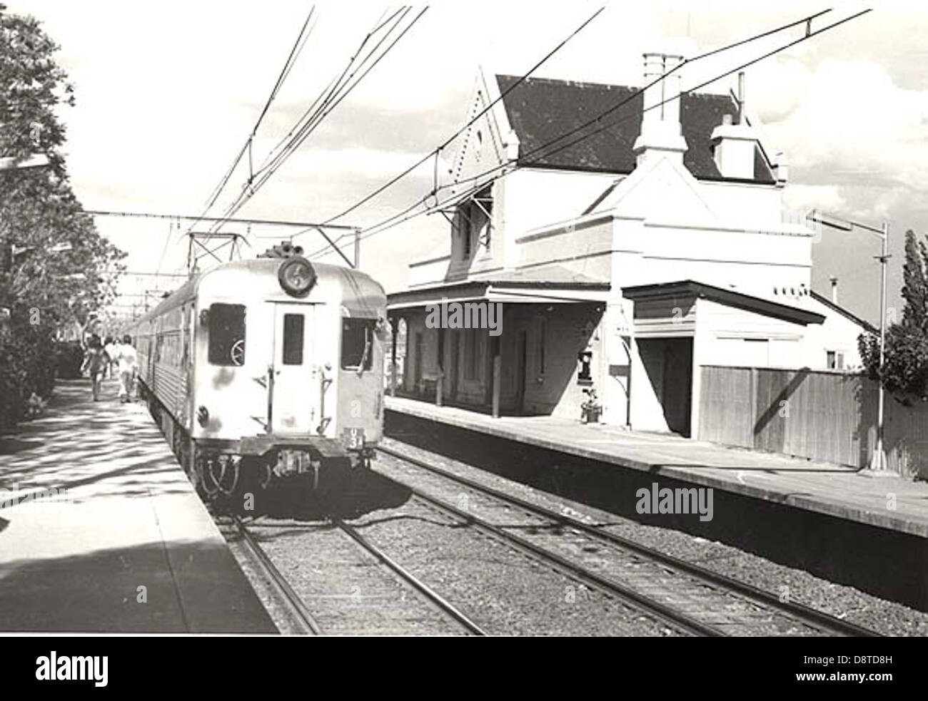 Railway Station - Emu Plains, 1971 Stock Photo - Alamy
