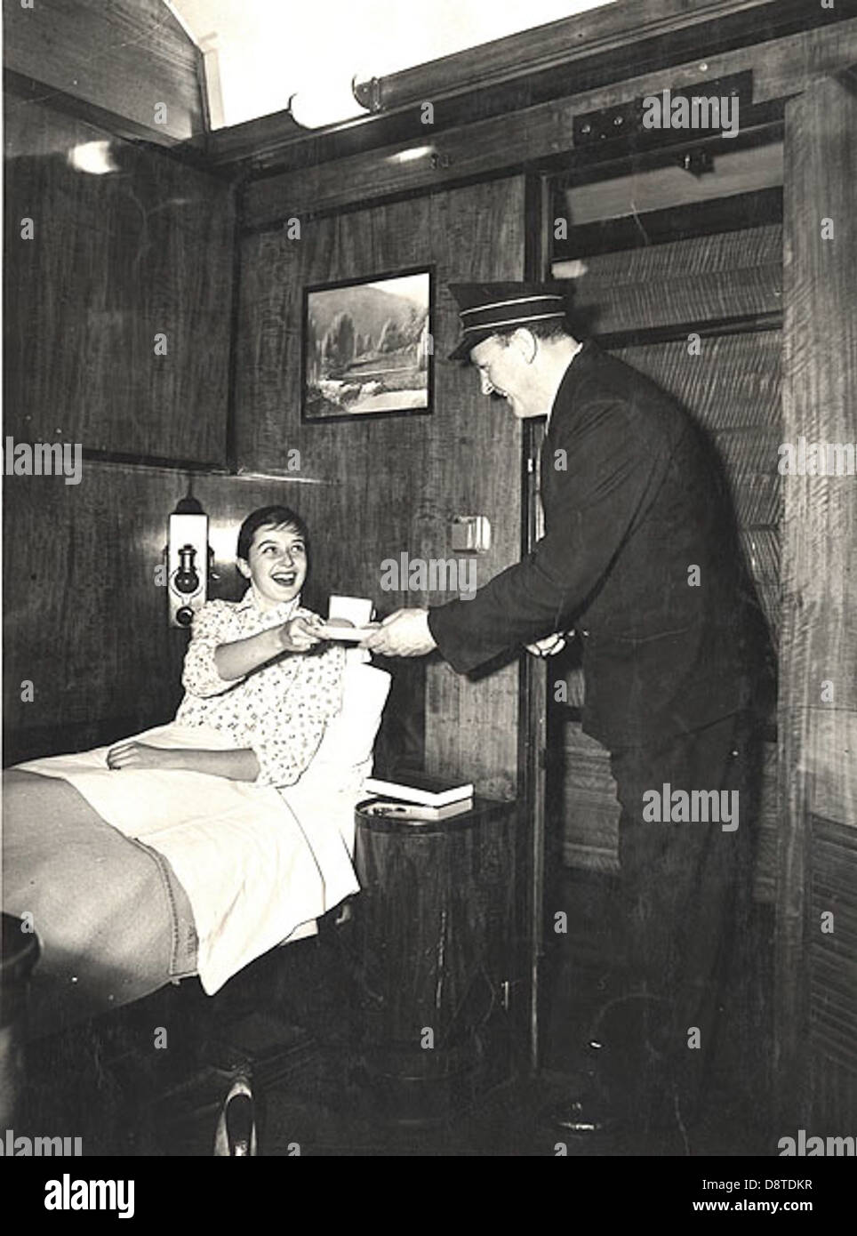 On board the 'Melbourne Express' Stock Photo - Alamy