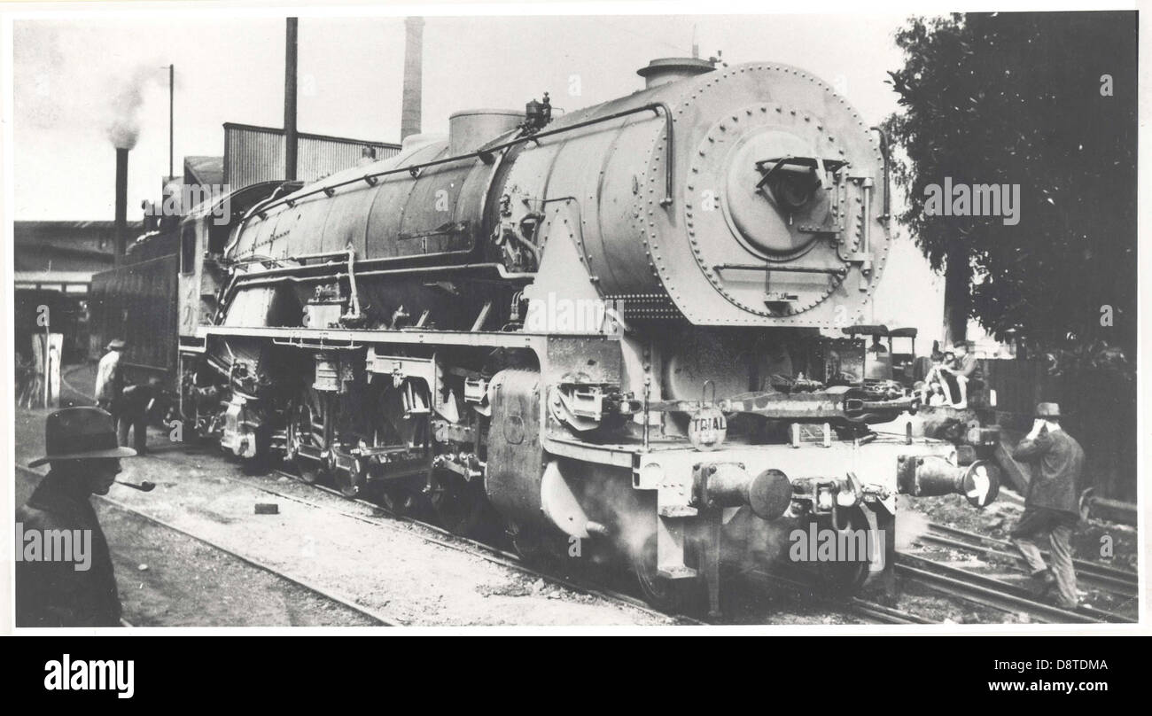 The Class 5701 locomotive from 1929, featured in black-and-white ...