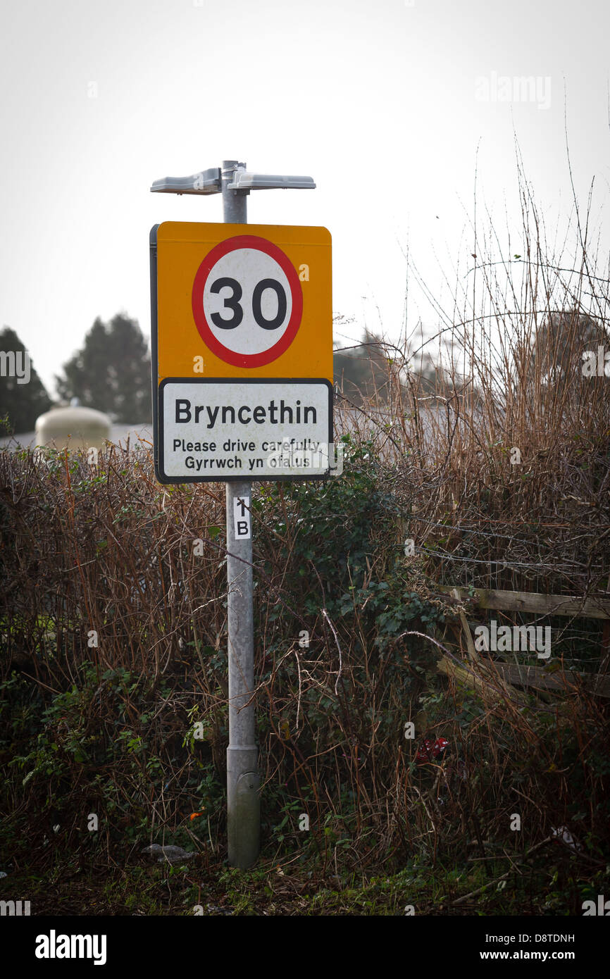 General views of Bryncethin, South Wales, UK Stock Photo - Alamy