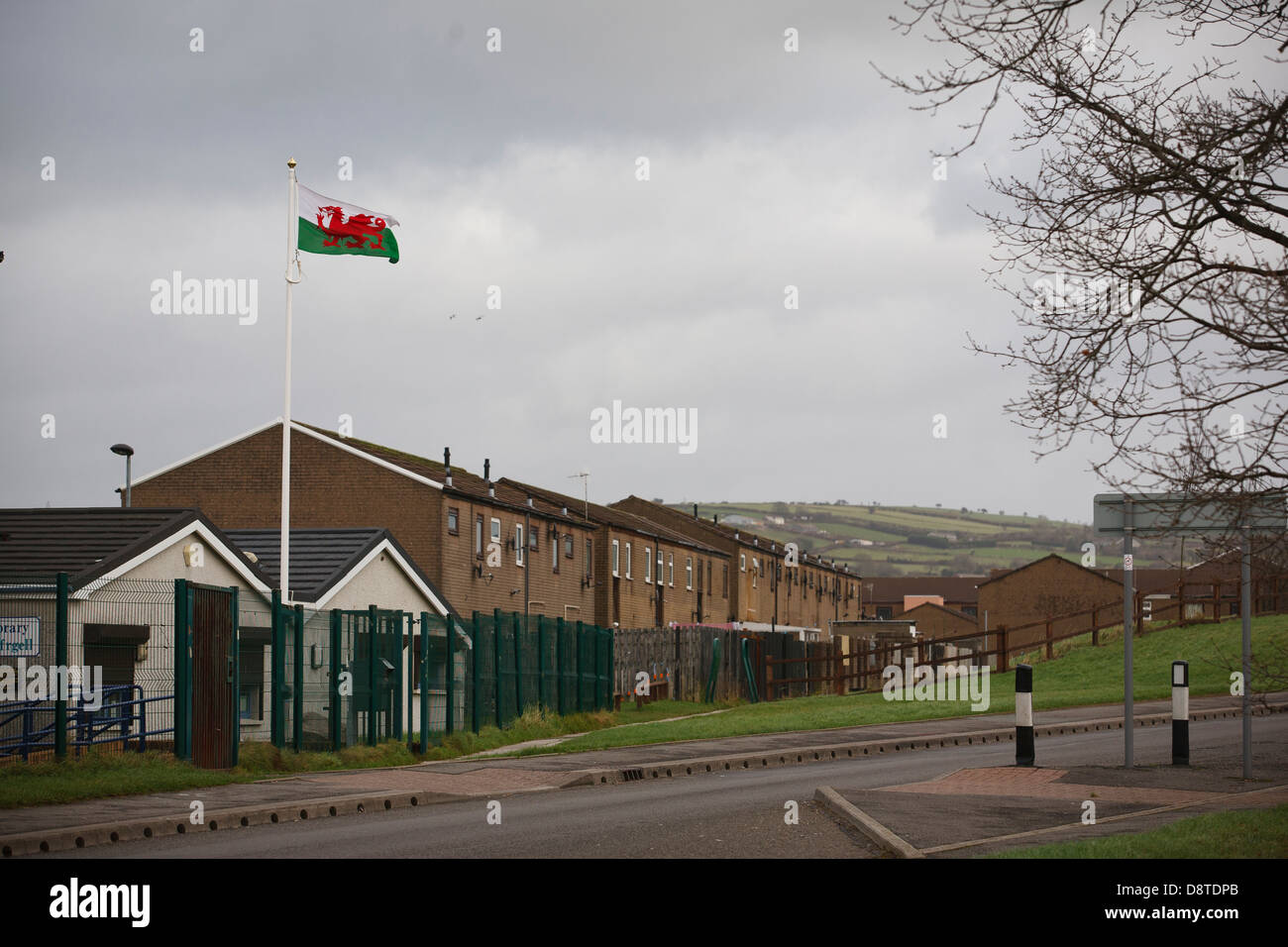 General views of Bryncethin, South Wales, UK Stock Photo - Alamy