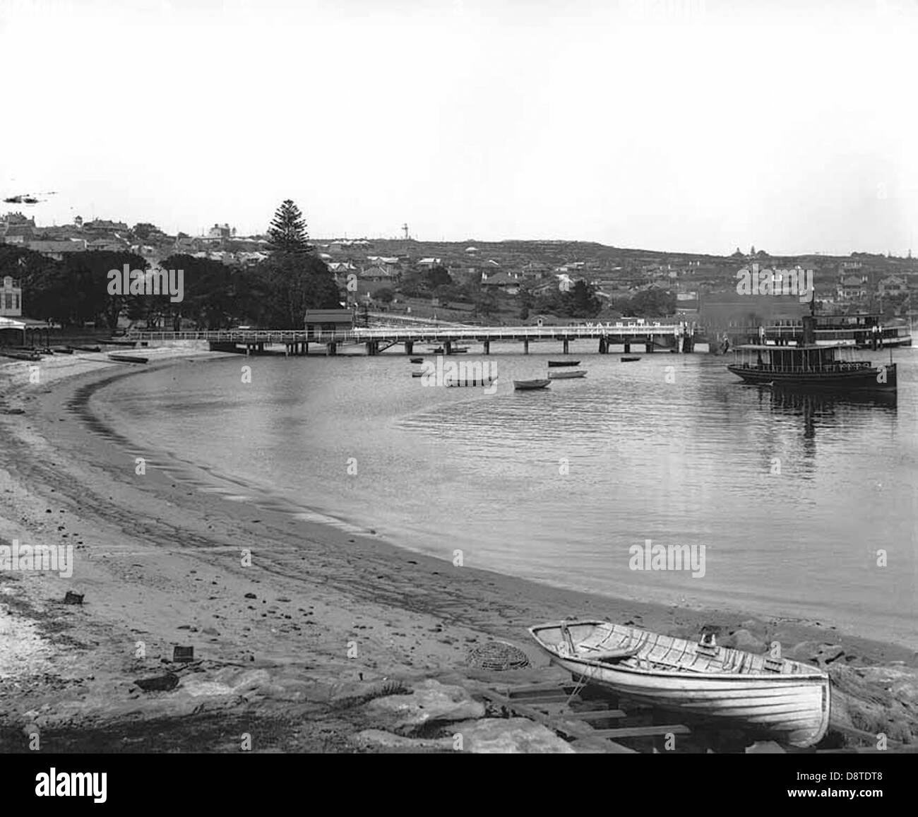 View of Watsons Bay showing the ferry wharf and the vessel 'Lady ...