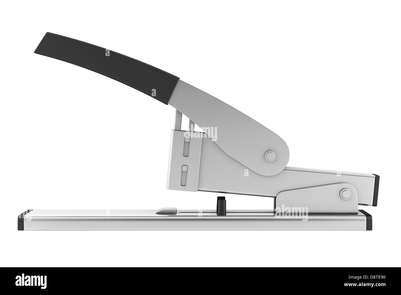 metallic stapler isolated on white background Stock Photo - Alamy