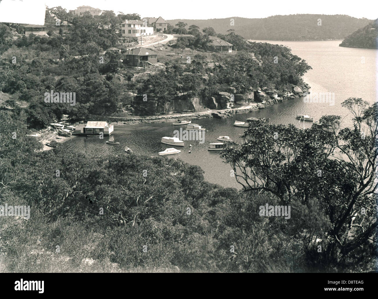 View looking across Pearl Bay to Beauty Point Stock Photo - Alamy