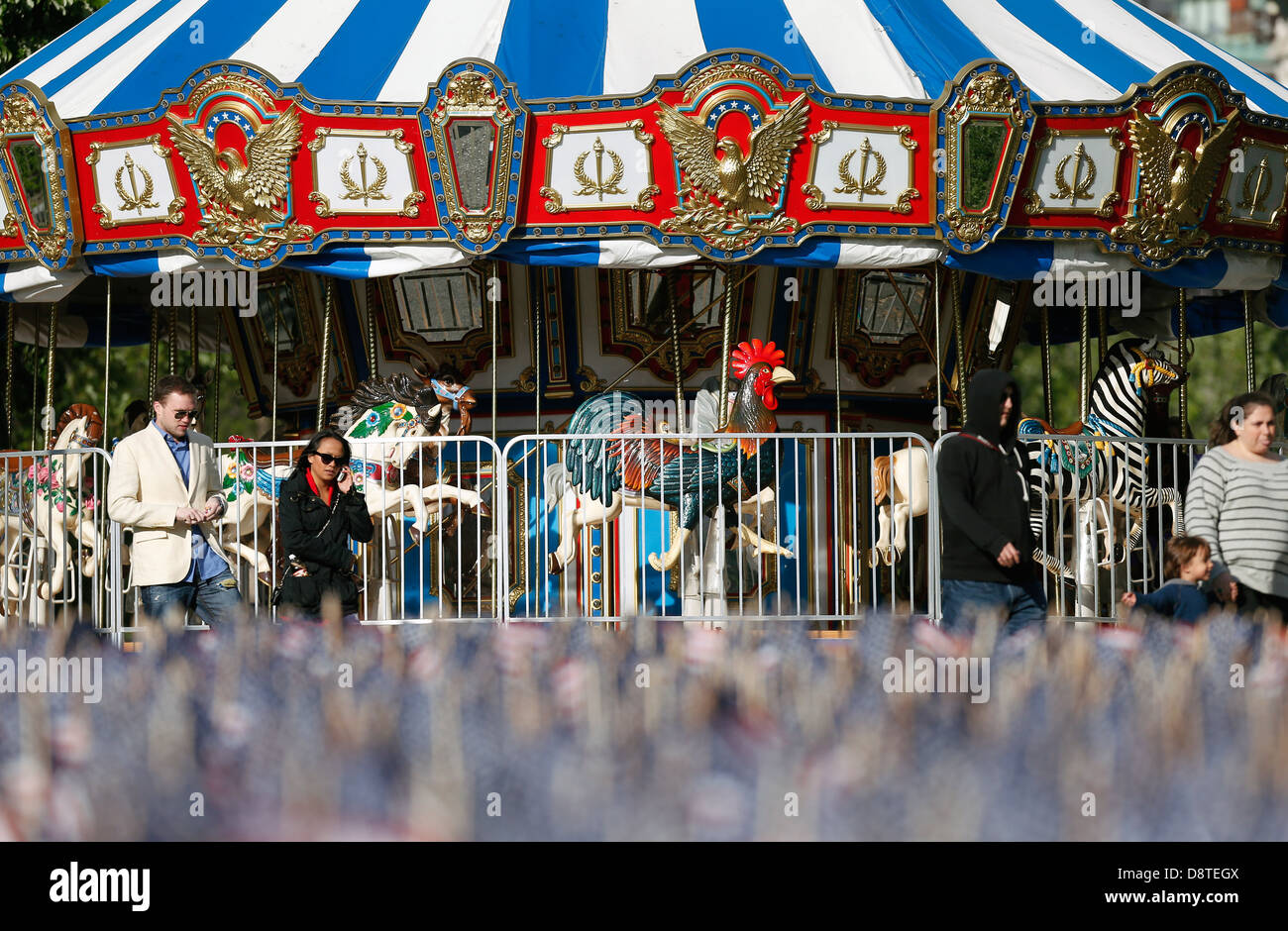 Carousel on Boston Common, Boston, Massachusetts Stock Photo - Alamy