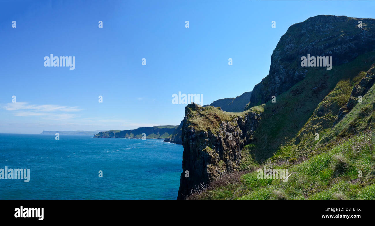 Cliffs North Antrim Coast Stock Photo - Alamy