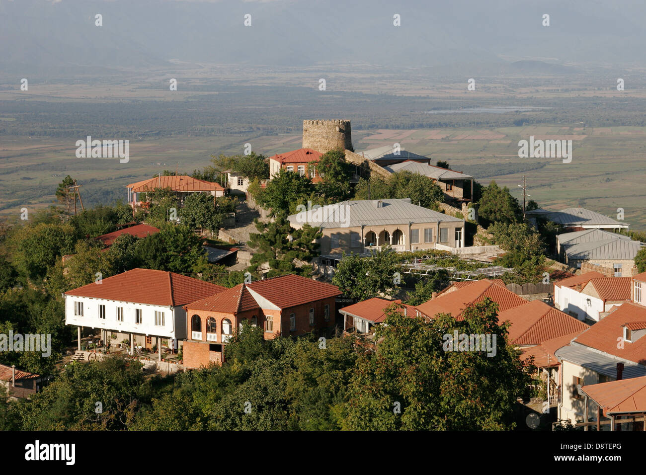 Fort tower in Sighnaghi, Kakheti, Georgia, Caucasus Stock Photo - Alamy