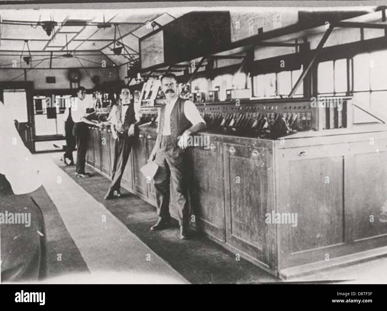 The interior of the Illawarra Junction Signal Box, located at Central ...
