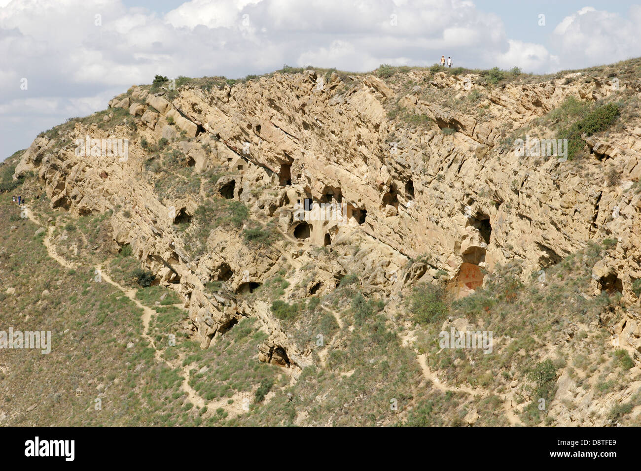 Ancient cave monastery complex of Davit Gareja, Georgia, Caucasus ...