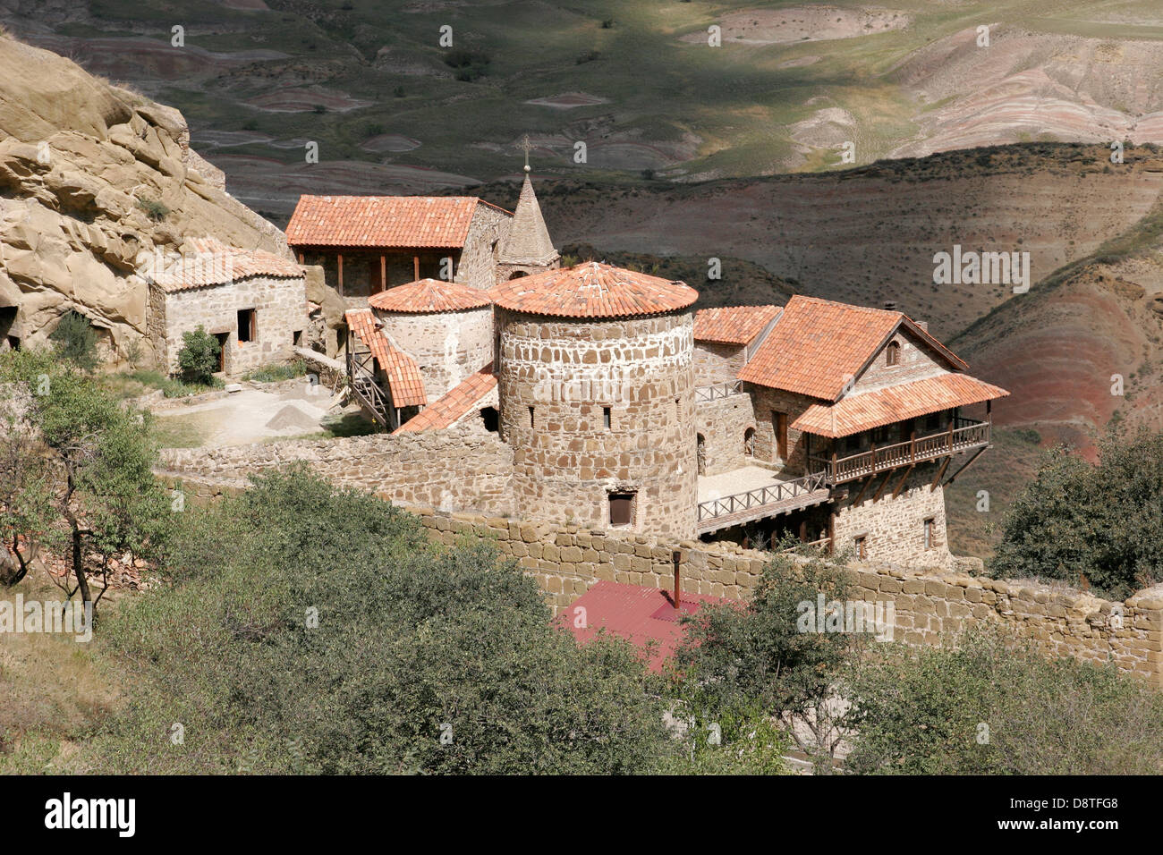 Ancient cave monastery complex of Davit Gareja, Georgia, Caucasus ...