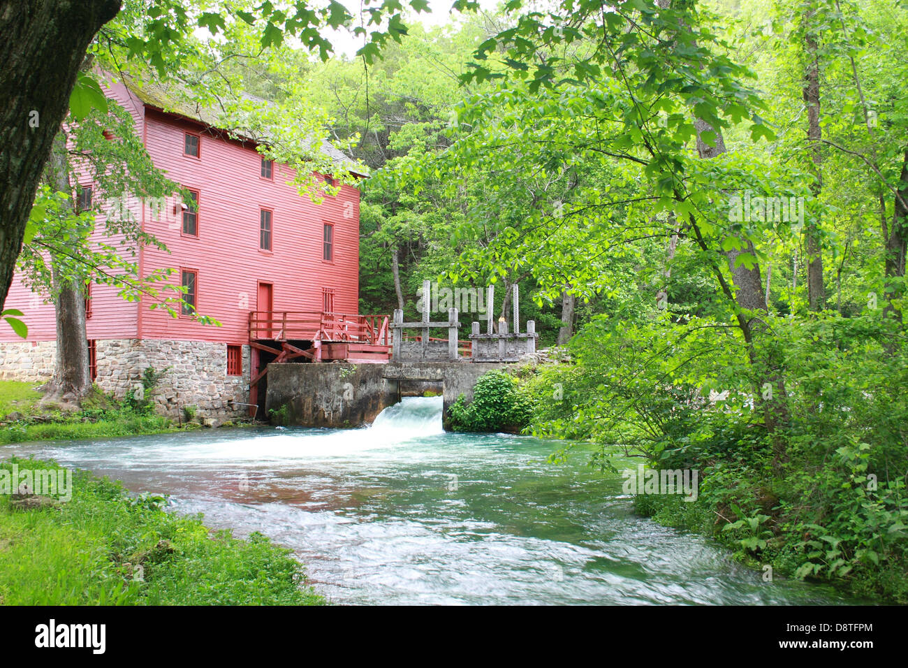Alley Mill, Missouri Stock Photo - Alamy
