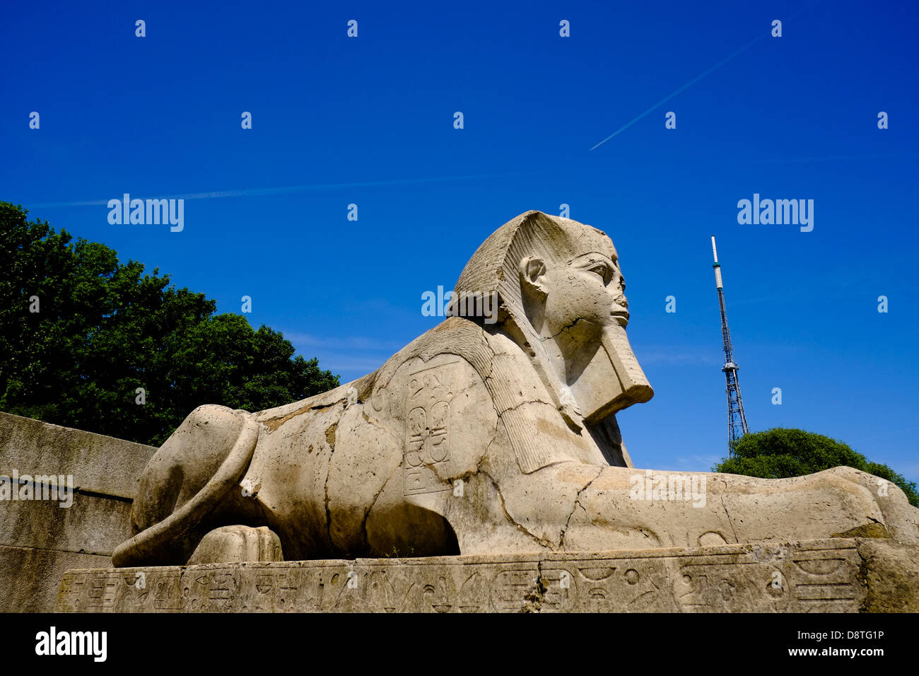 Crystal Palace Sphinx Stock Photo - Alamy