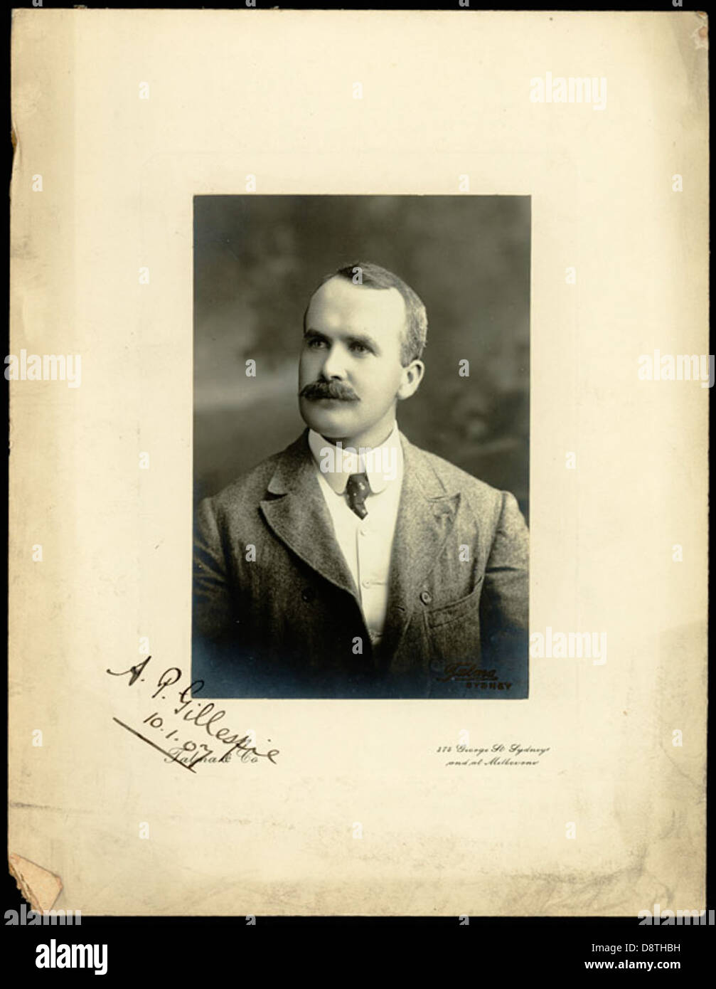 Series of doctors' photos - Arthur Paul Gillespie Stock Photo - Alamy