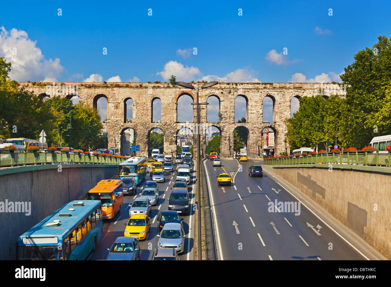 Car traffic at Istanbul Turkey Stock Photo - Alamy