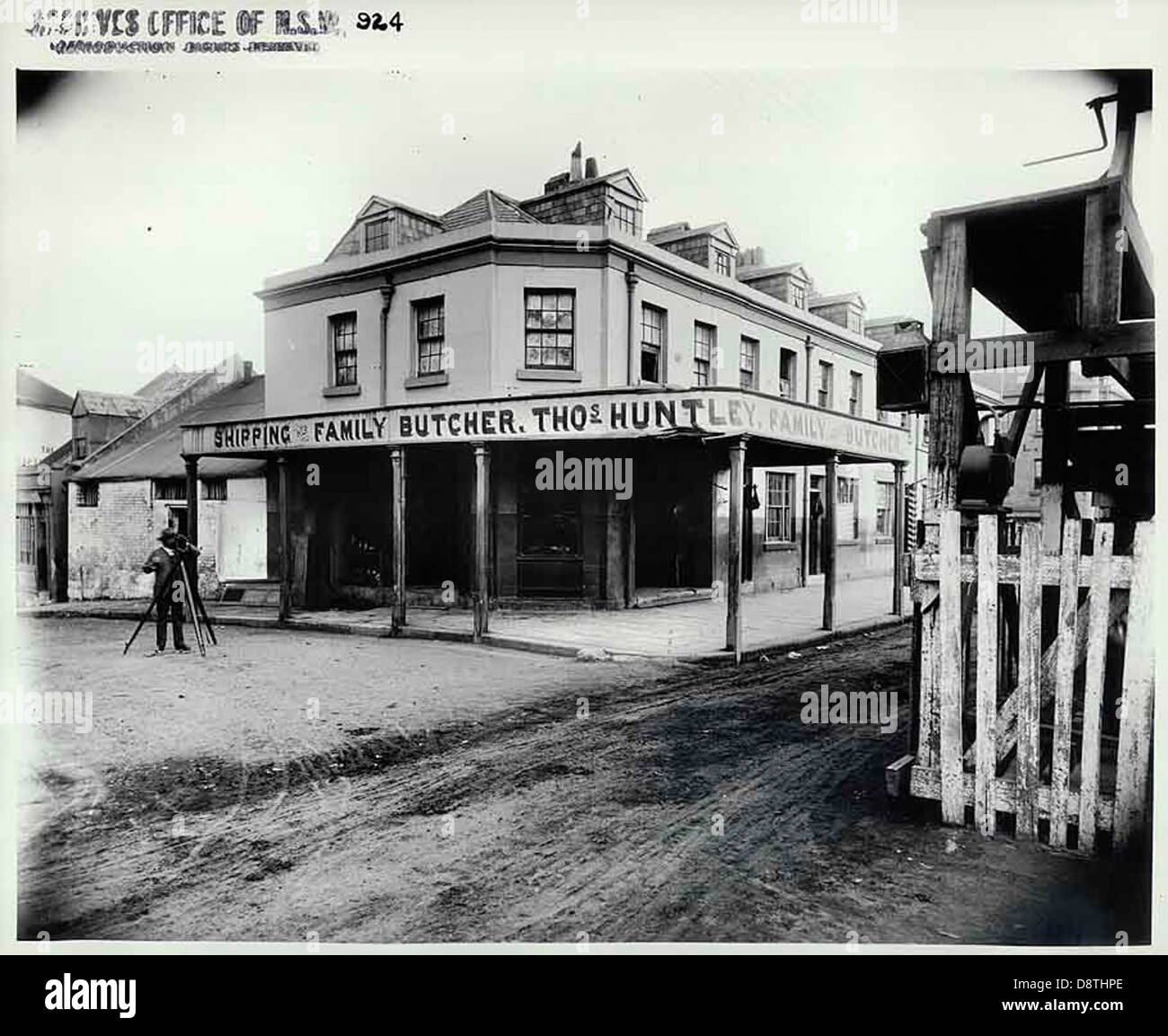 Butcher's shop vintage hi-res stock photography and images - Alamy