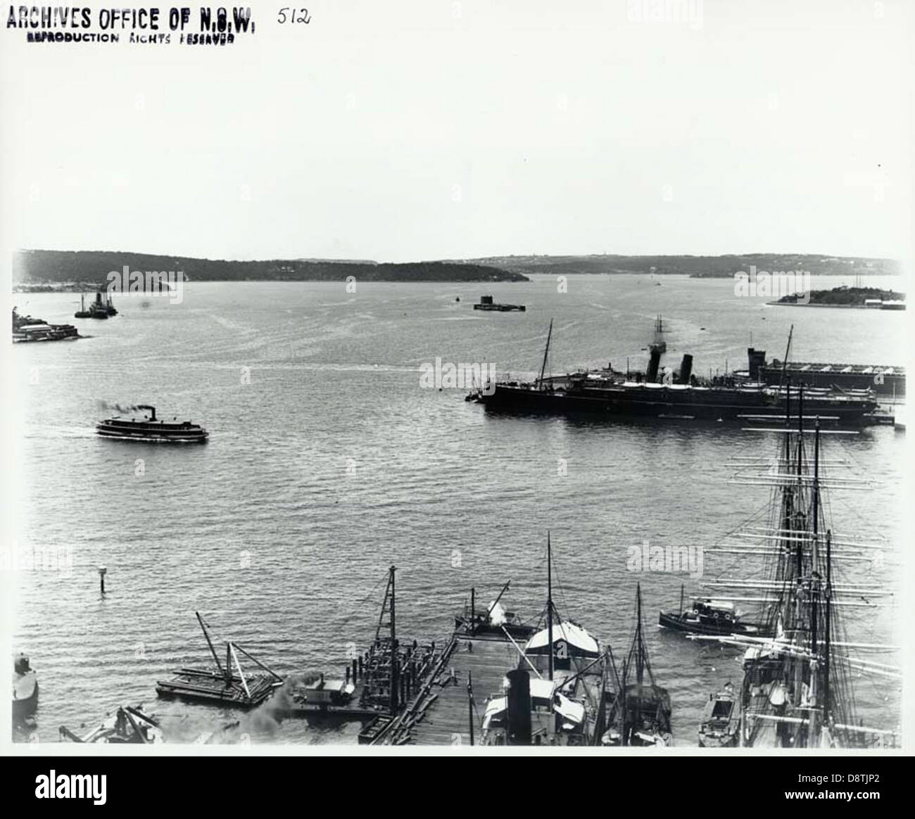 View of Sydney Harbour from Dawes Point Stock Photo - Alamy