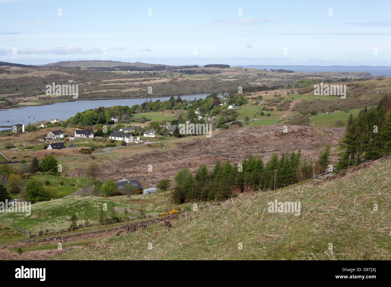 Dervaig, Isle of Mull, Scotland, May 2013 Stock Photo - Alamy